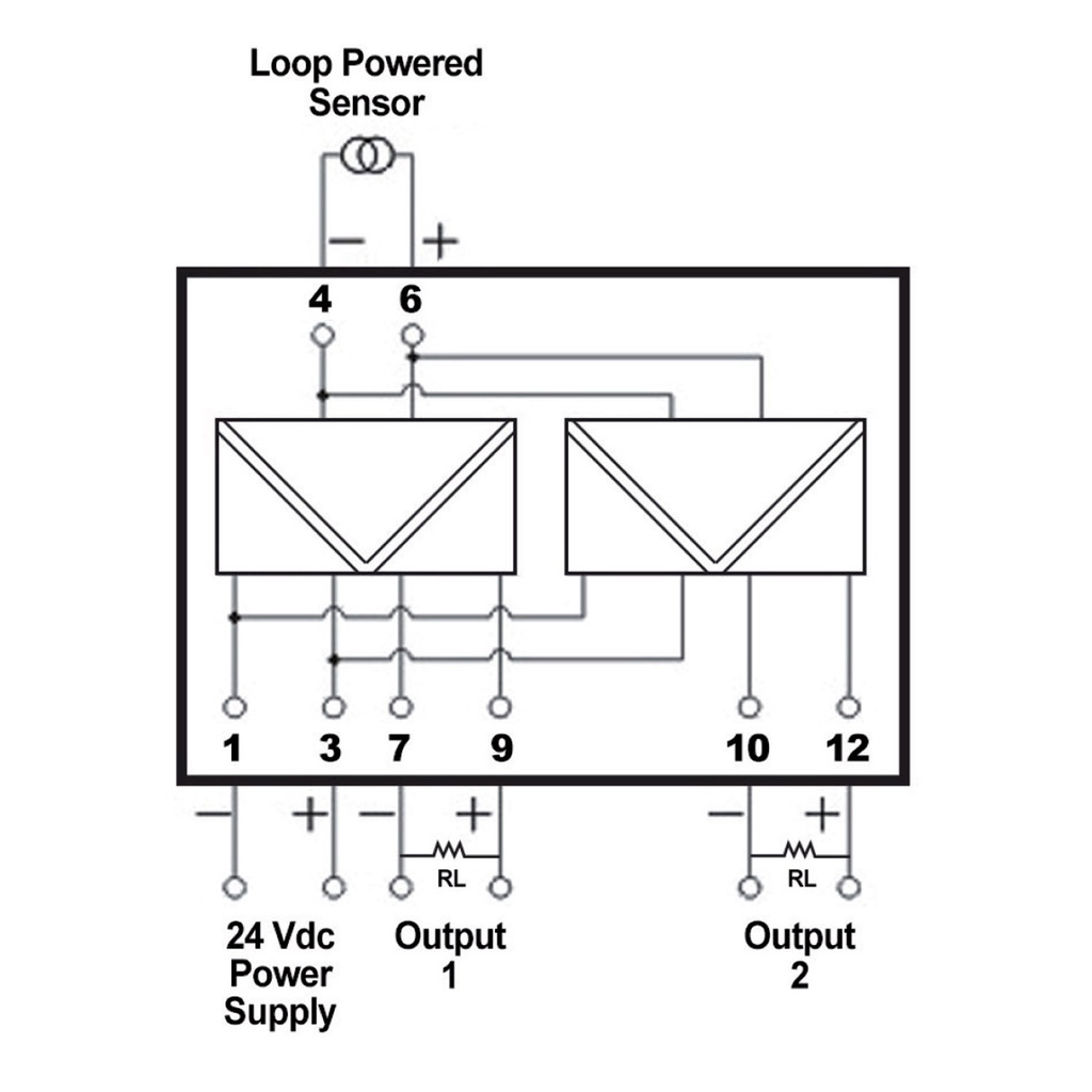 4-20mA Signal Splitter for Industrial Applications, Loop Powered