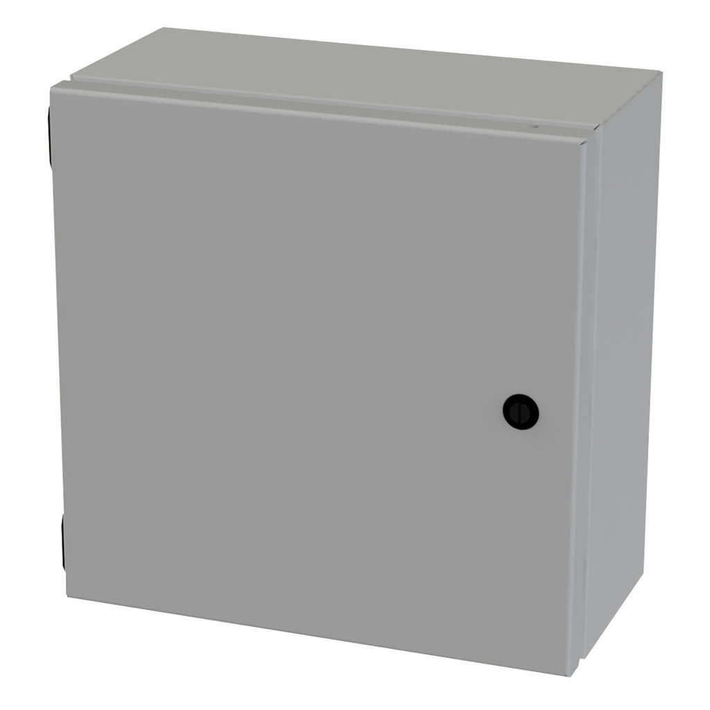 NEMA 3R, 4, 12 Junction Box, Wallmount, 12" H x 12" W x 6" D, Carbon ...