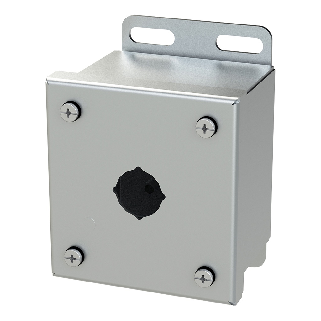Push Button Enclosure, 22.5mm, 1 Hole, 304 Stainless Steel, NEMA 4X ...