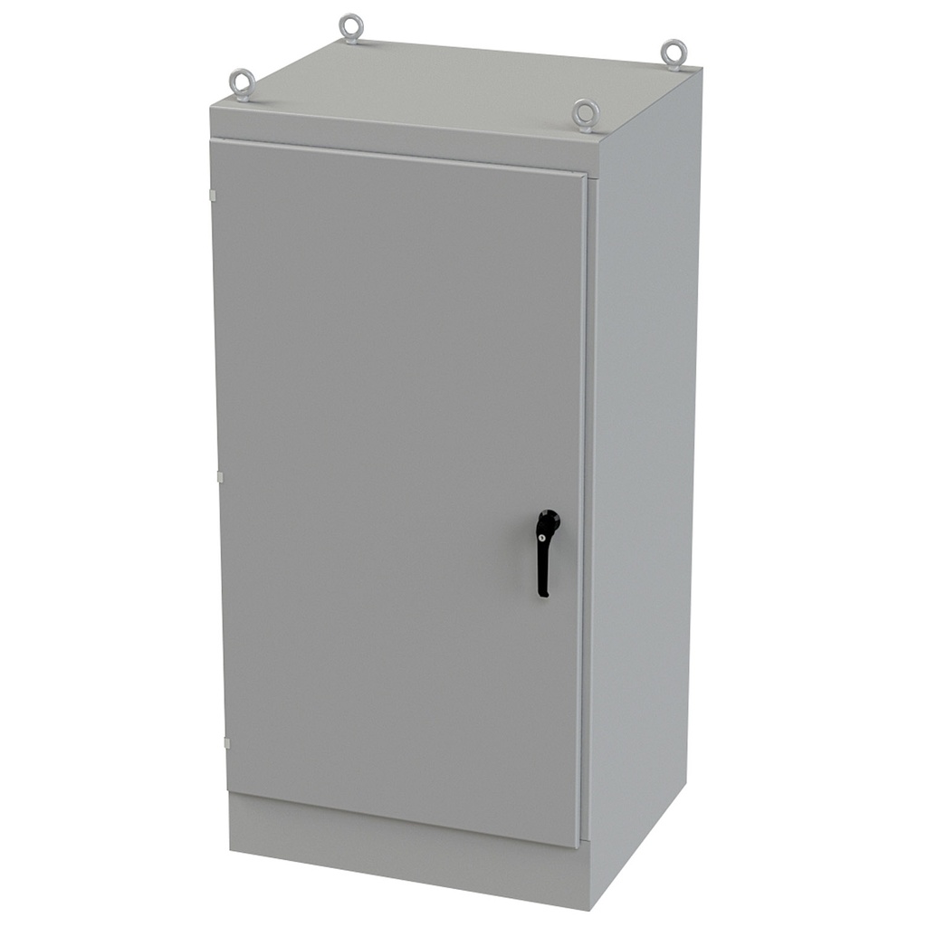 NEMA 12 Enclosure, Free Standing, 72" H x 36" W x 30" D, Carbon Steel ...