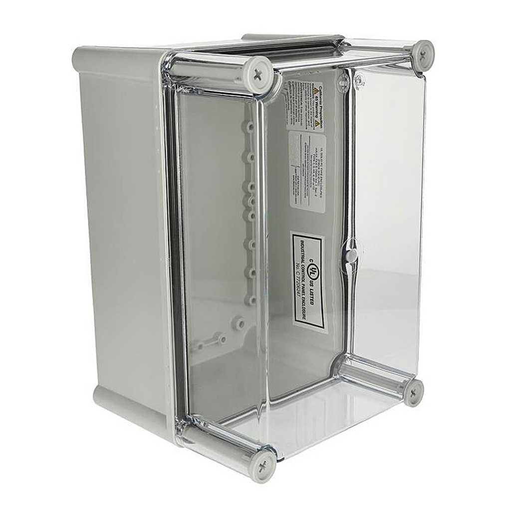 Plastic Electrical Enclosure, 15x7x5 Inches, Clear Hinged ...