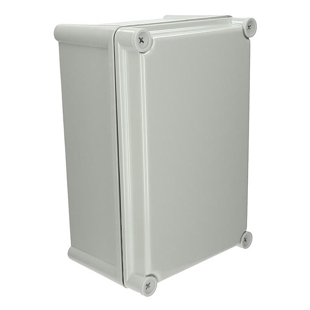 Plastic Electrical Enclosure, 15x7x7 Inches, Gray Screw Cover | SourceASI