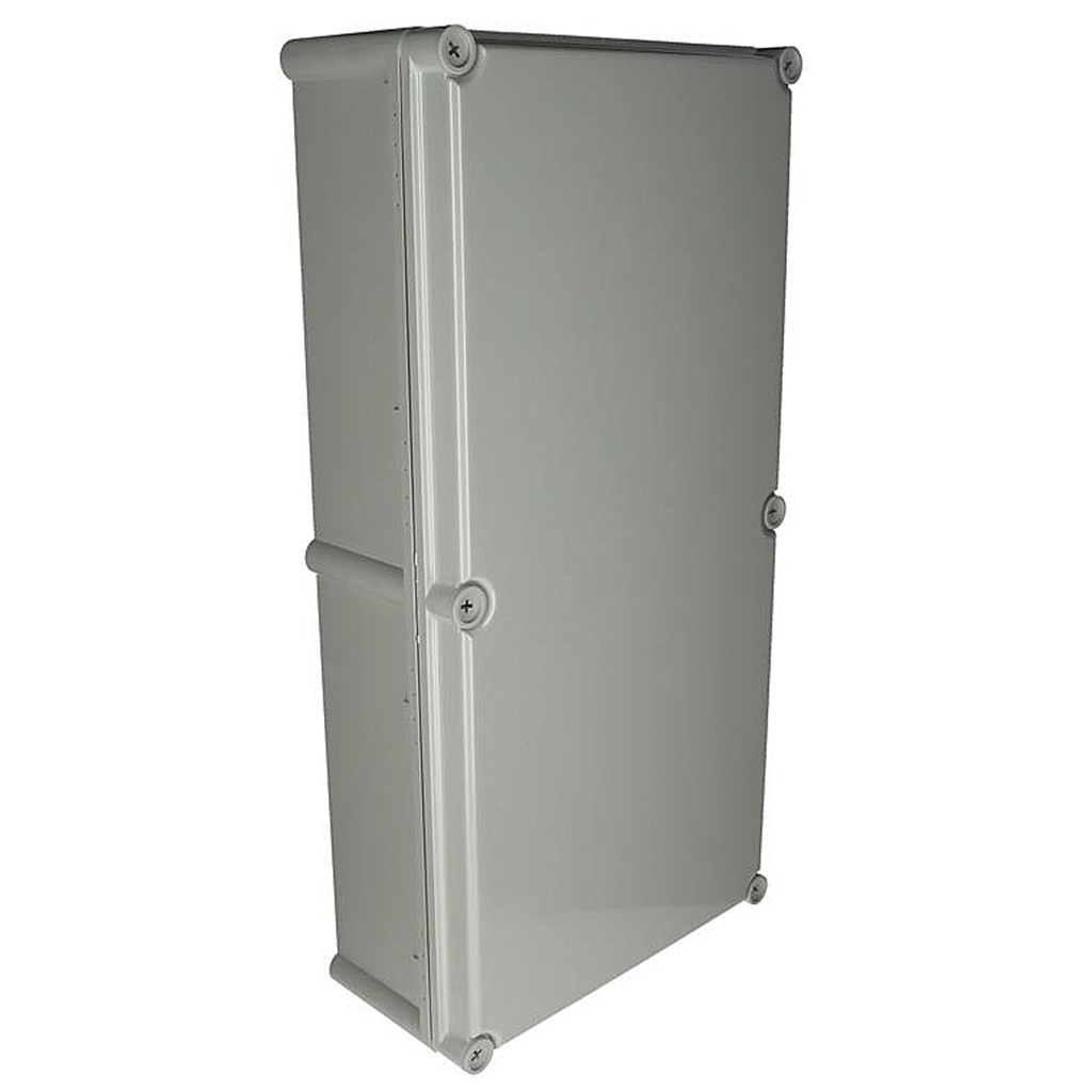 Plastic Electrical Enclosure, 22.1x11x5 Inches, Gray Hinged Cover ...