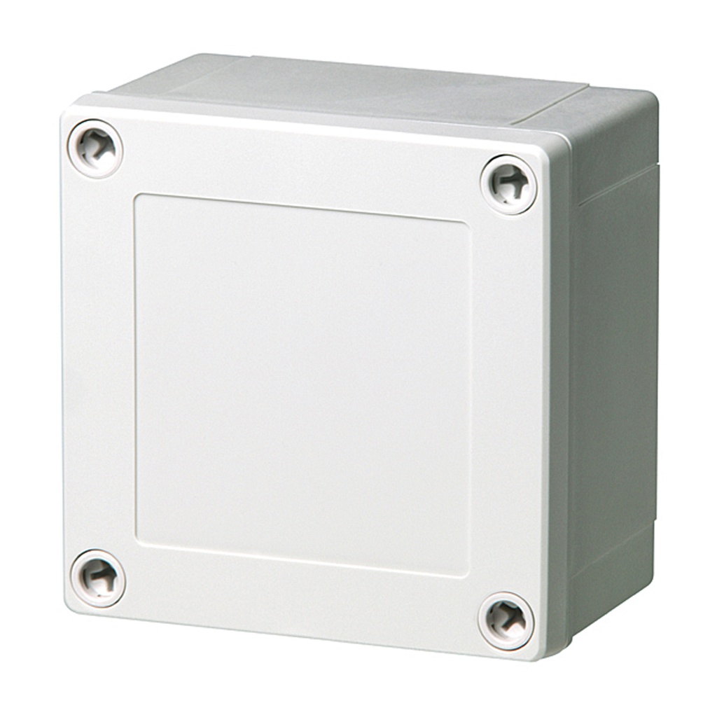 Plastic Enclosure Box, NEMA 4X, Gray Screw Cover, 4 x 4 x 2.5 Inch ...