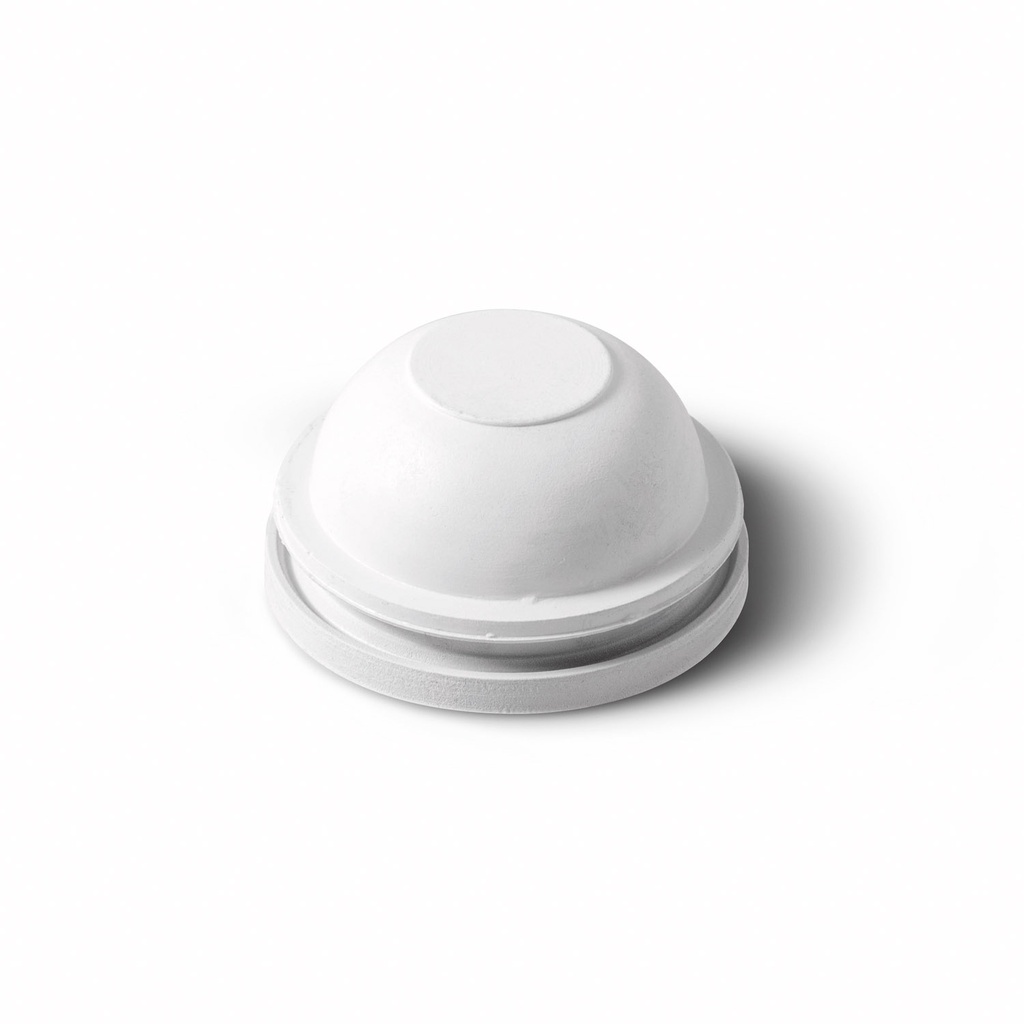 Rubber Button Cover, White | SourceASI