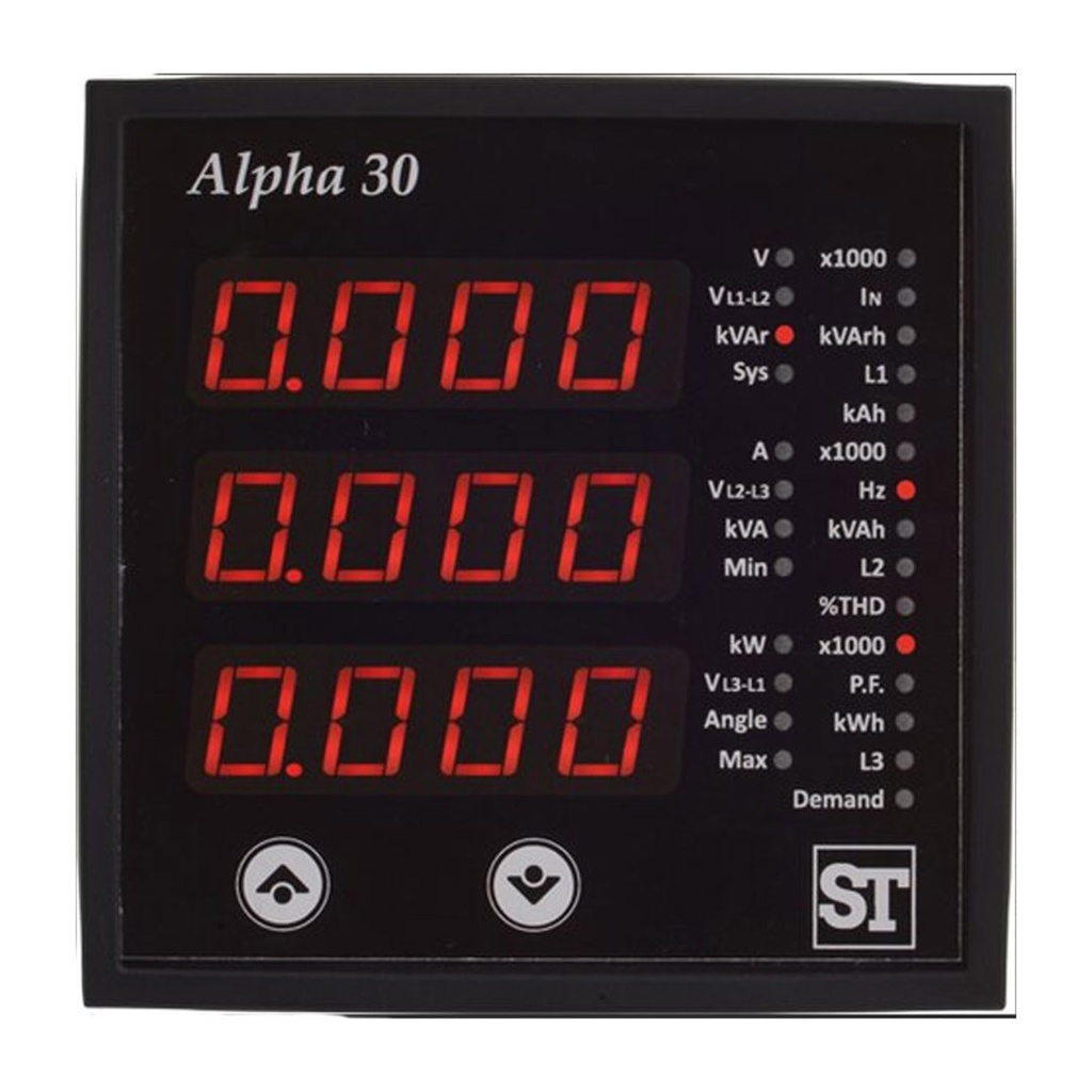 Energy Monitor (Power Meter) LCD, Accuracy 0.2%, 120V L-N ...