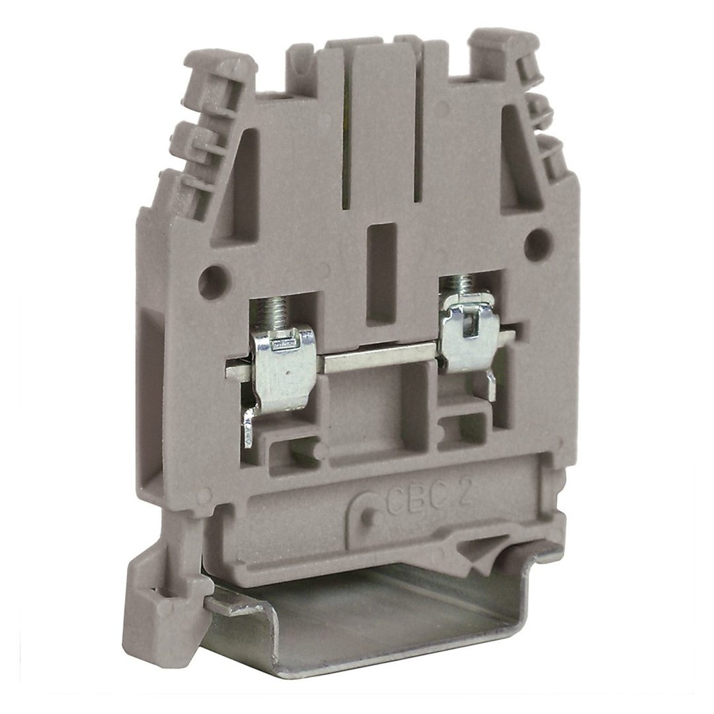 Feed Through Terminal Block, 2 Wire, 20 Amp, 20-12 AWG, 600V | SourceASI