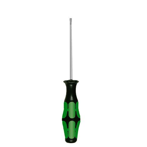 Screwdriver with Green/Black Handle, Non-Insulated shaft ...