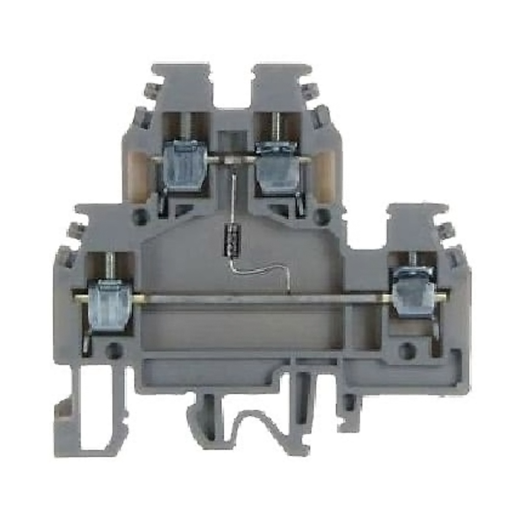 2 Level Terminal Block With A Protection Diode, 1N4007 Between the ...