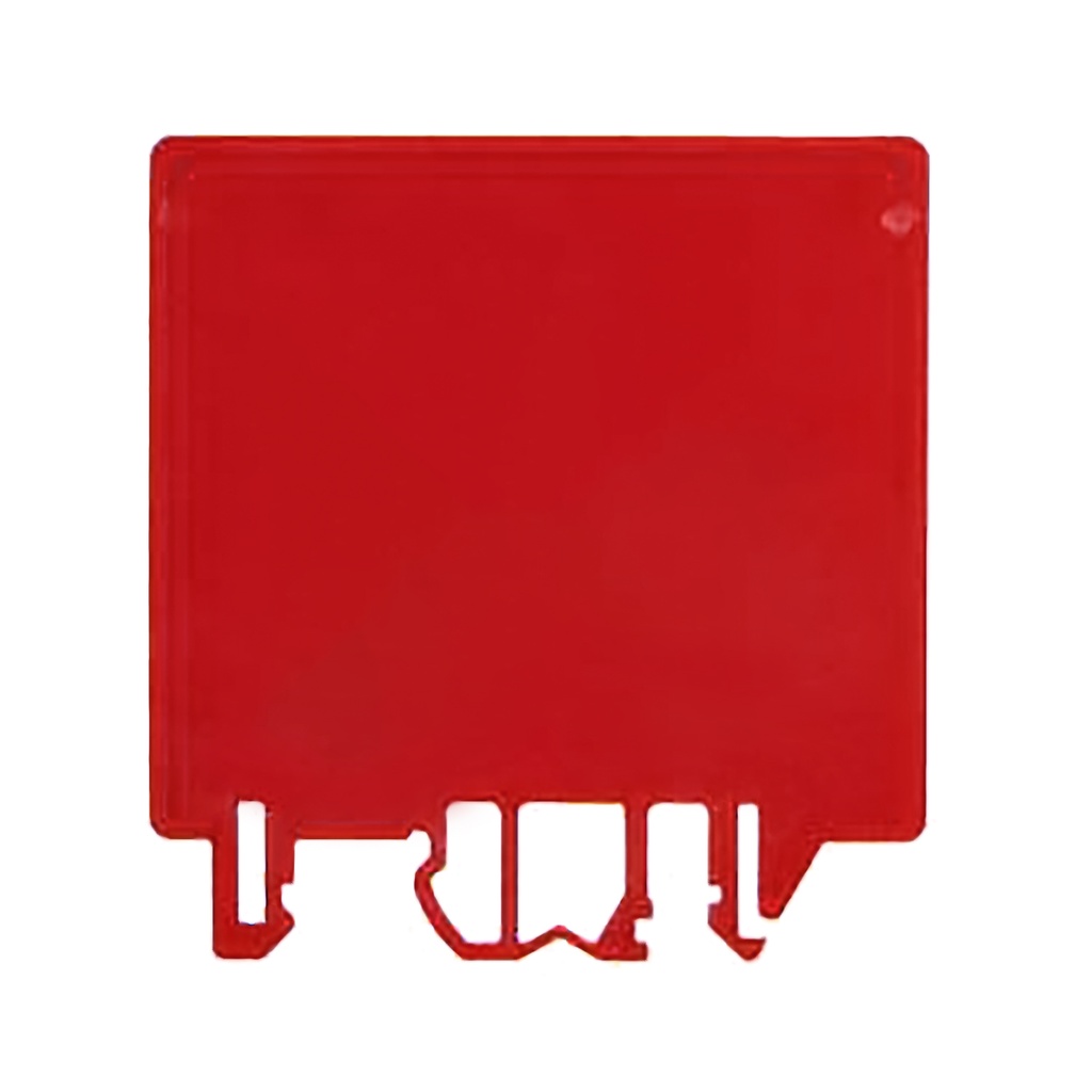 Red Partition Plate for Terminal Blocks Qty 25 | SourceASI.com