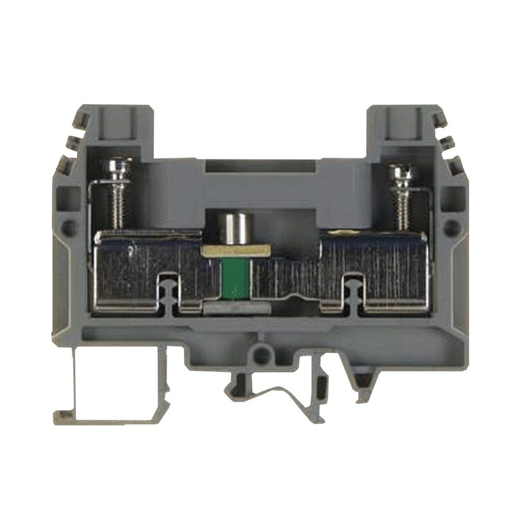 Screw Clamp Sliding Link Disconnect Terminal Block, 57 Amp, 20-6 AWG ...