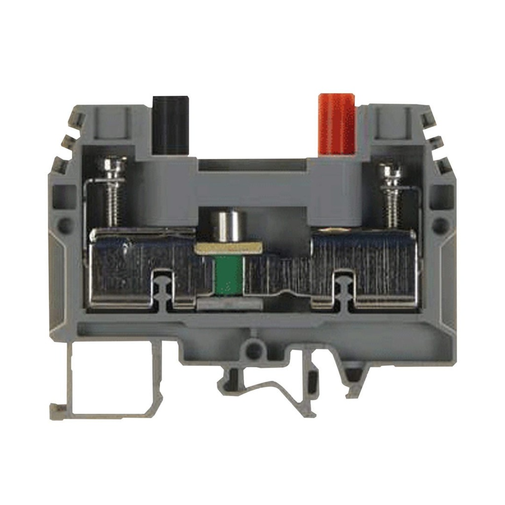 Screw Clamp Sliding Link Disconnect Terminal Block, 57 Amp, 20-6 AWG ...