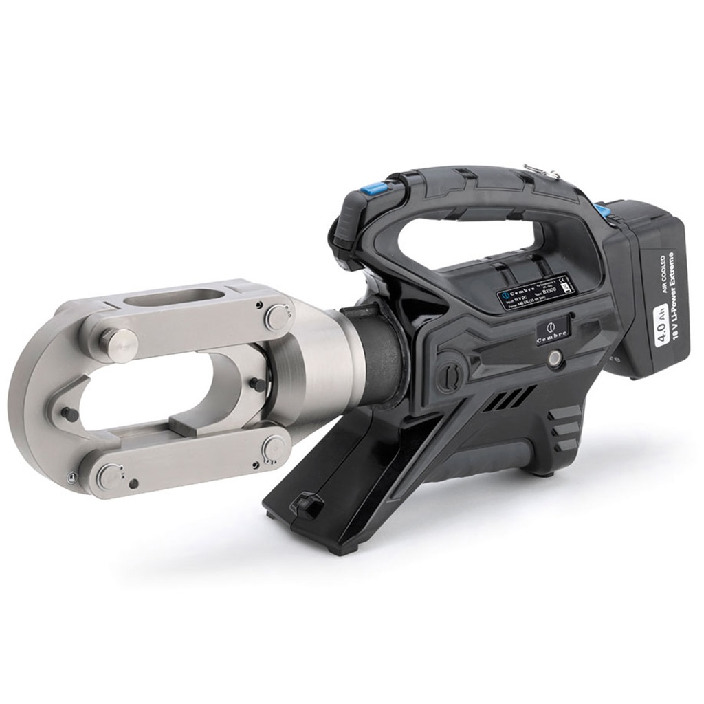Cordless Crimping Tool, 15 Ton, 18.0V 4Ah , 800-1500 MCM Wire | SourceASI