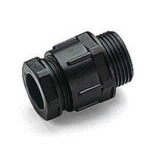 PG13.5 Threaded Plastic Compression Cable Gland, Black | SourceASI.com