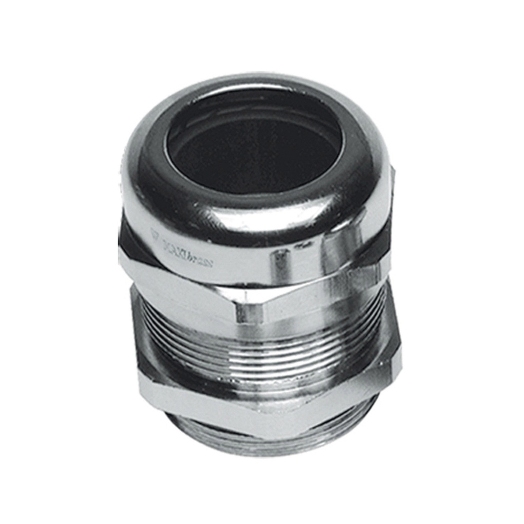 M32 EMC Cable Gland, Nickel-Plated Brass, 15-21mm Clamping Range, IP68 ...