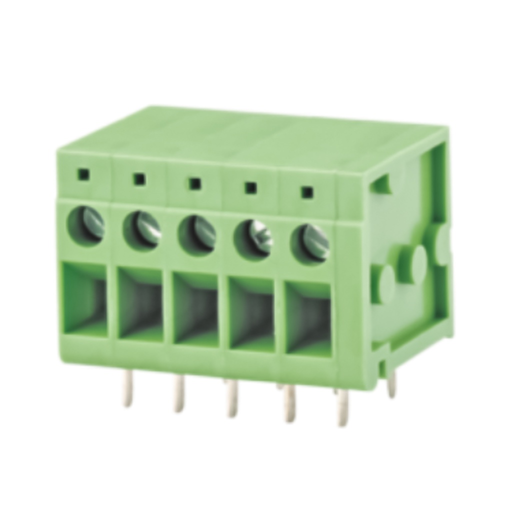 4 position, 5 mm Pitch Dual-Pin Fixed Printed Circuit Board (PCB ...