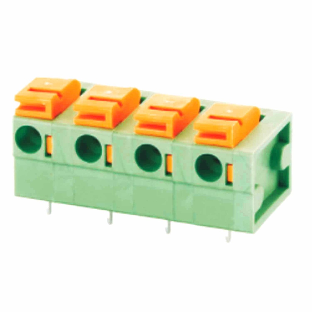 7.62 mm Pitch Fixed Printed Circuit Board (PCB) Terminal Block, Spring ...