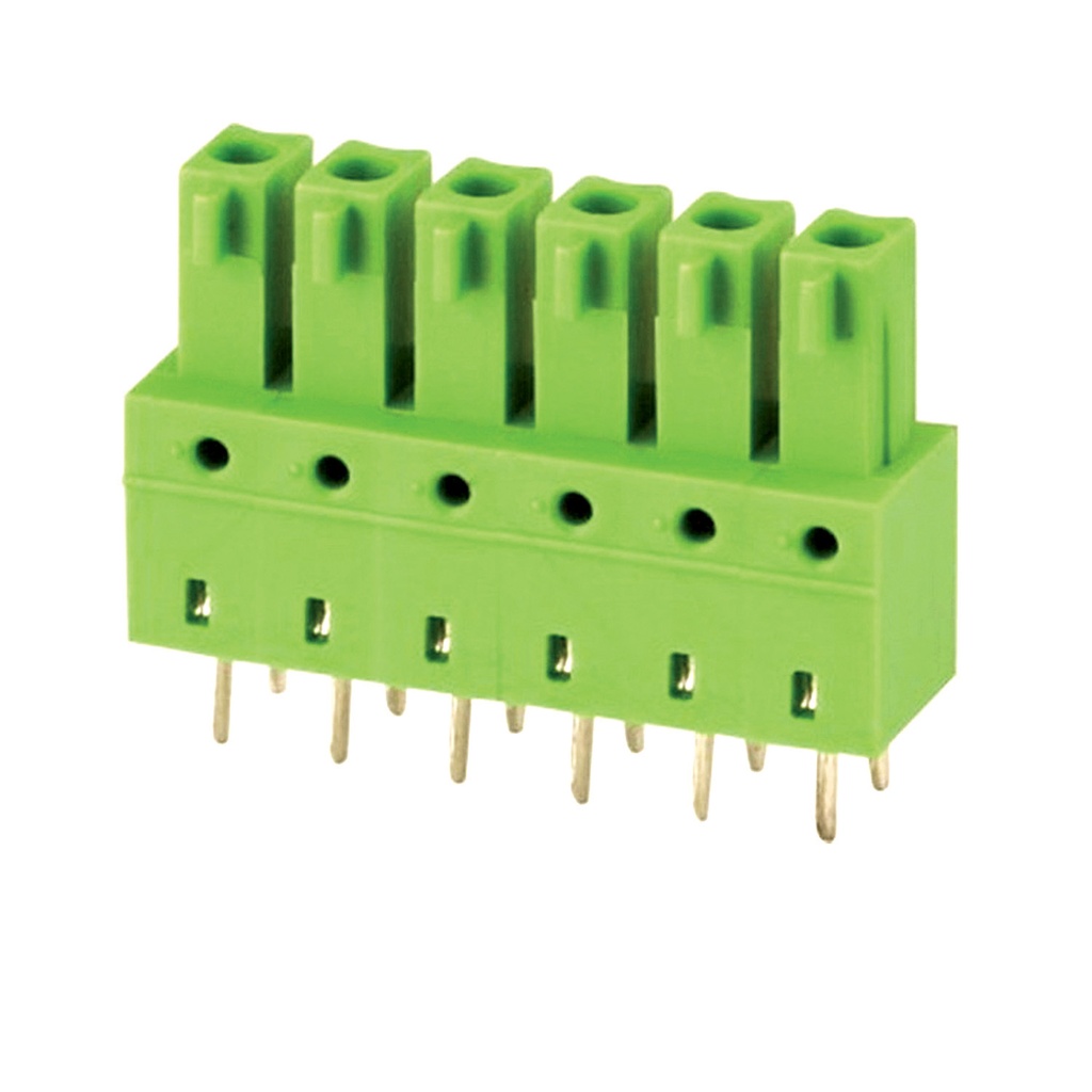 3.5 mm Pitch Printed Circuit Board (PCB) Terminal Block Vertical Header ...
