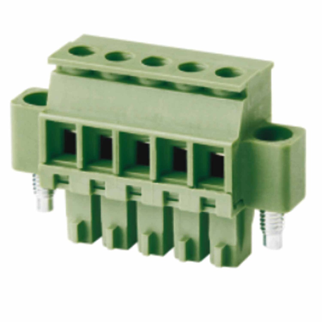 3.5 mm Pitch Printed Circuit Board (PCB) Terminal Block Plug, With ...