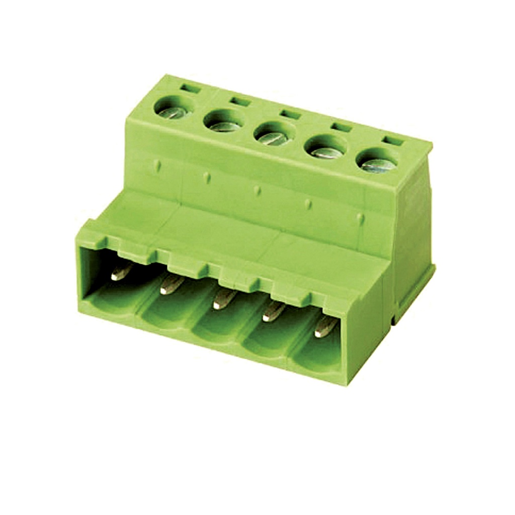 Inverted Pluggable Terminal Block Connector With Pins, 5.08mm Pin ...