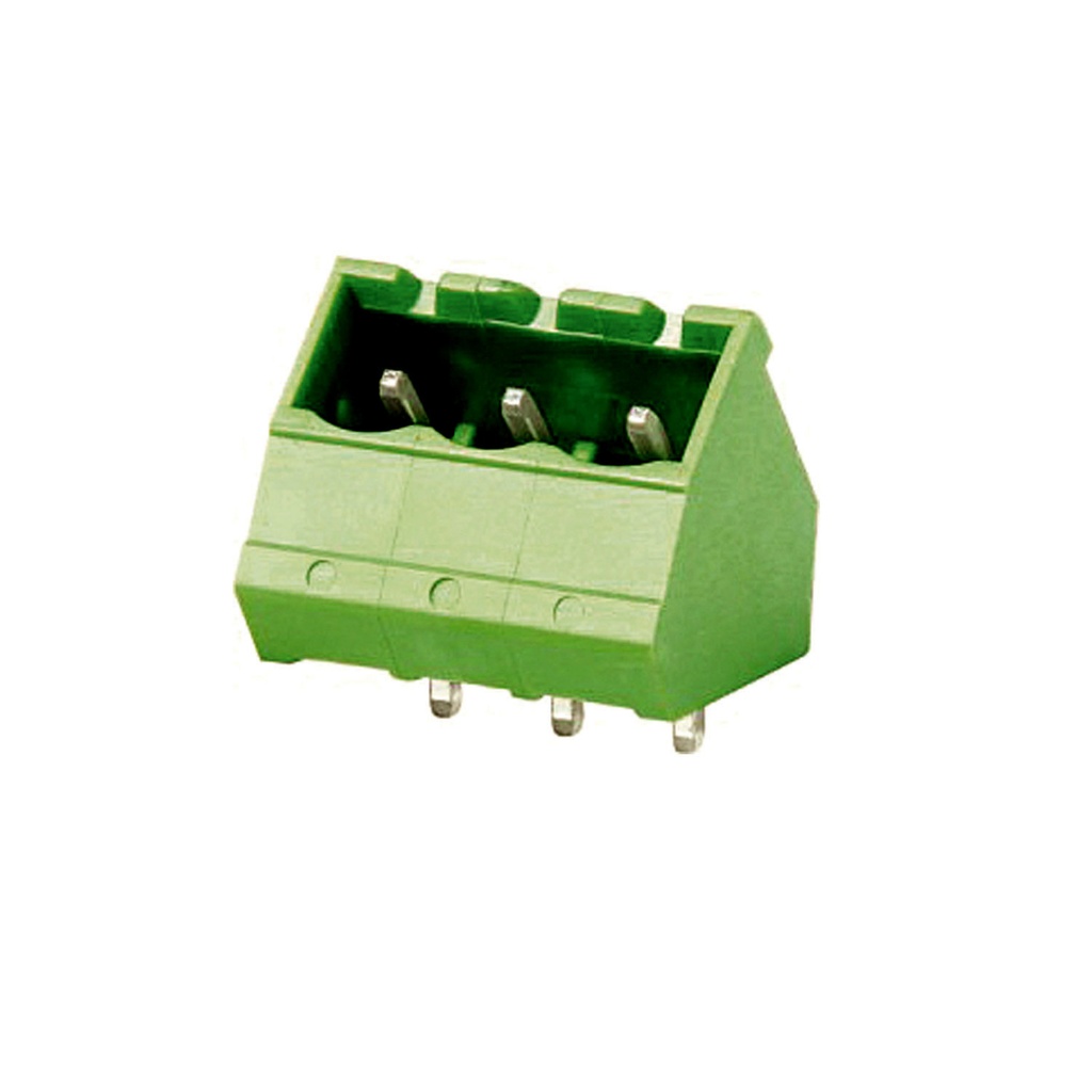 5.08 mm Pitch Printed Circuit Board (PCB) Terminal Block 45 Degree ...