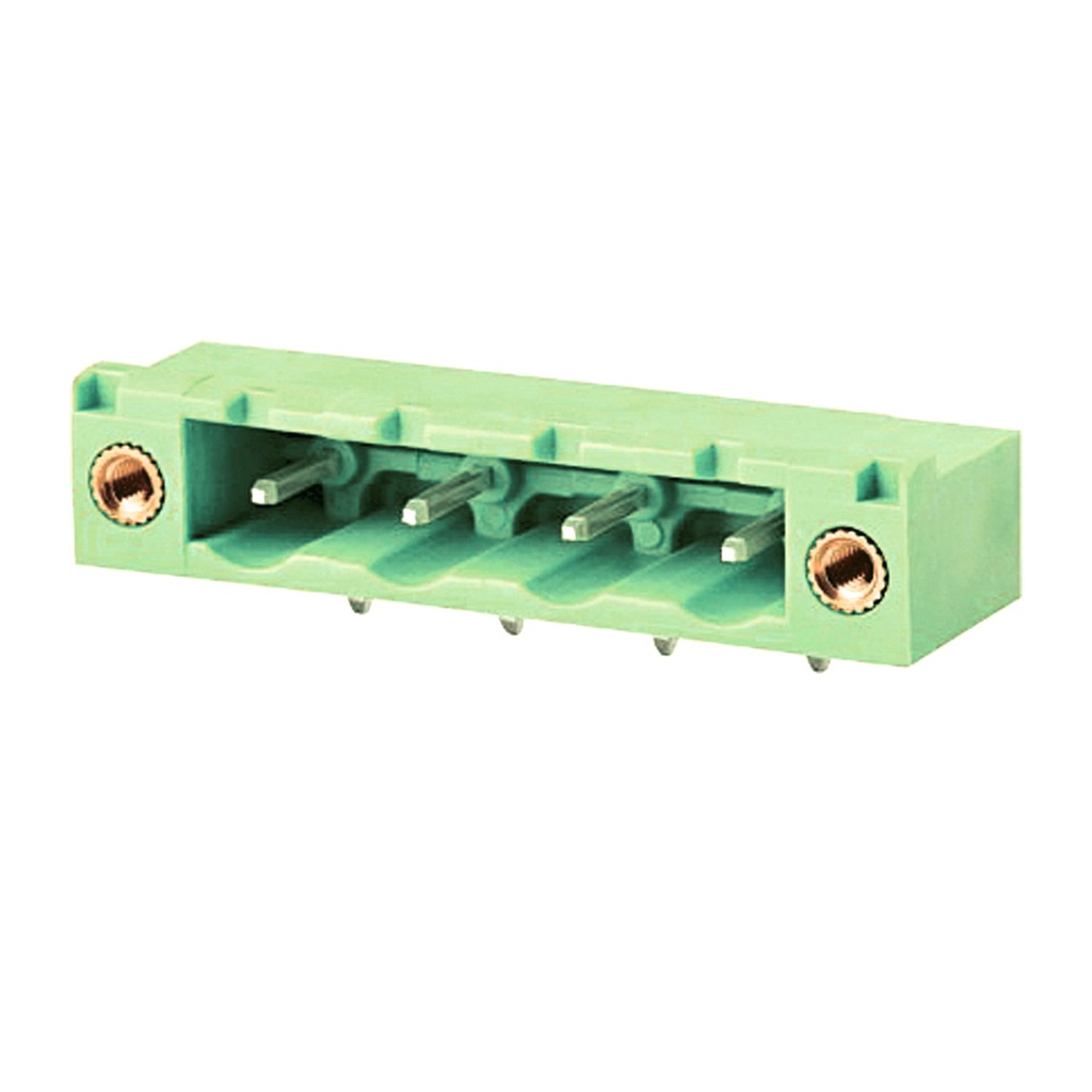 7.62 mm PCB Terminal Block Horizontal Header, With Screw Locks, 9 ...