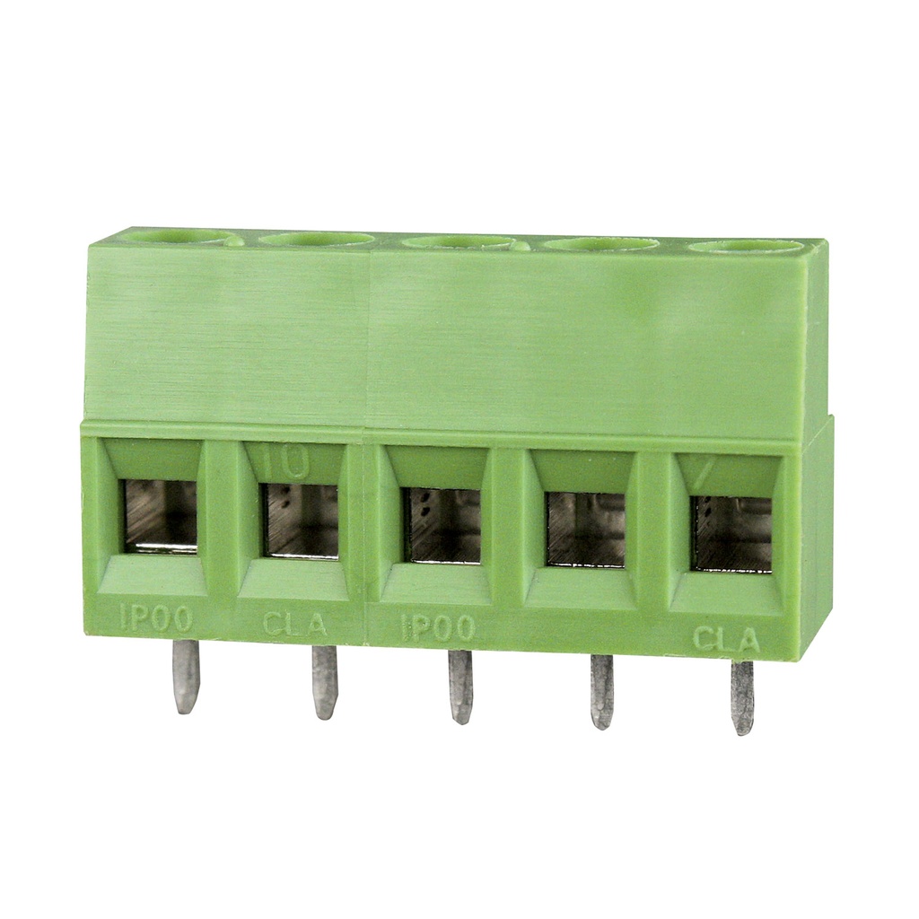 6 Position PCB Terminal Block, 5mm Pin Spacing, PCB Screw Terminal For ...