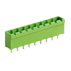 9 Position PCB Terminal Block Header With Closed Ends, Vertical, 5.08mm ...