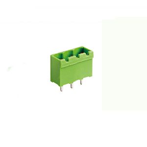 3 Position PCB Terminal Block Header With Closed Ends, Vertical, 5mm ...