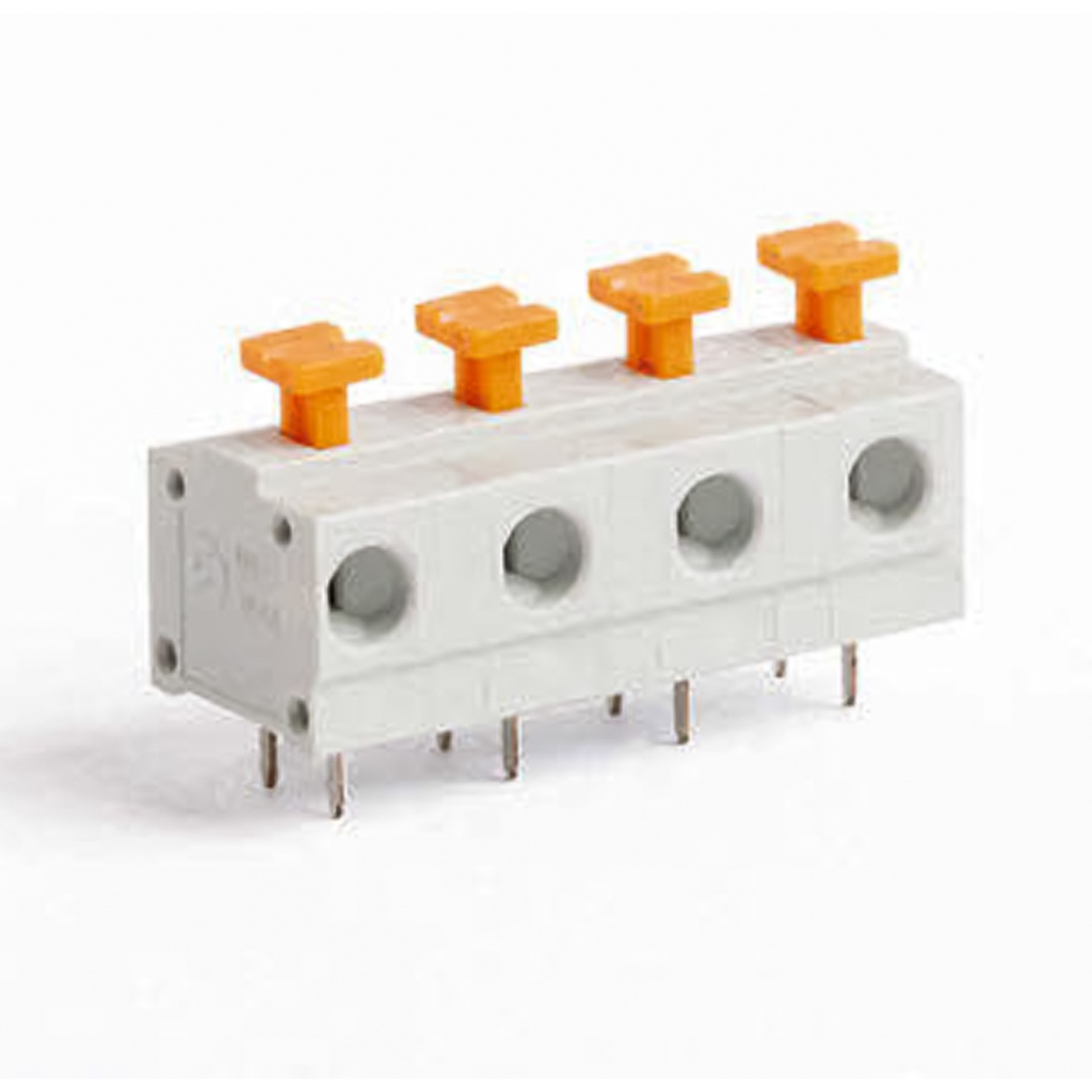 7.62mm Pitch modular interlocking Spring Clamp Connection Printed ...