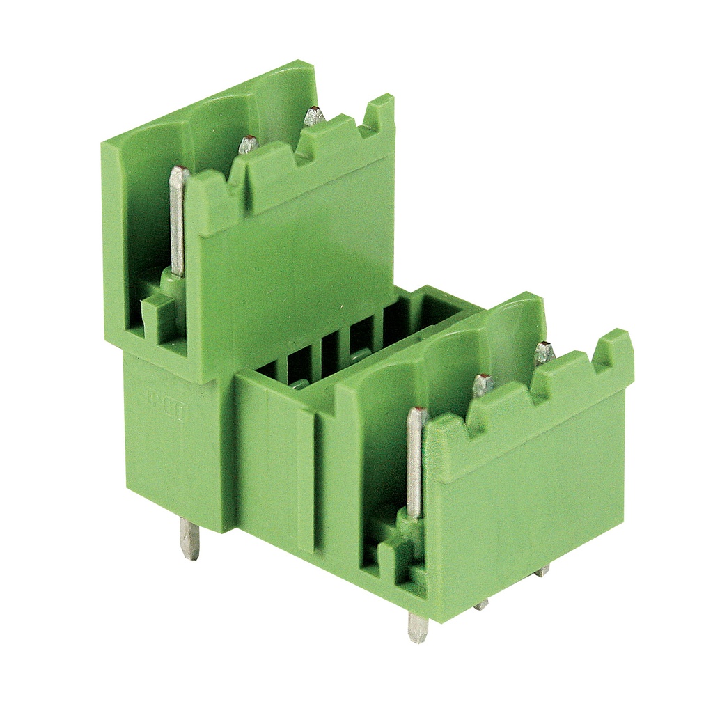 2 Level, 2 Position PCB Terminal Block Connector Header, 5.08mm Pin ...