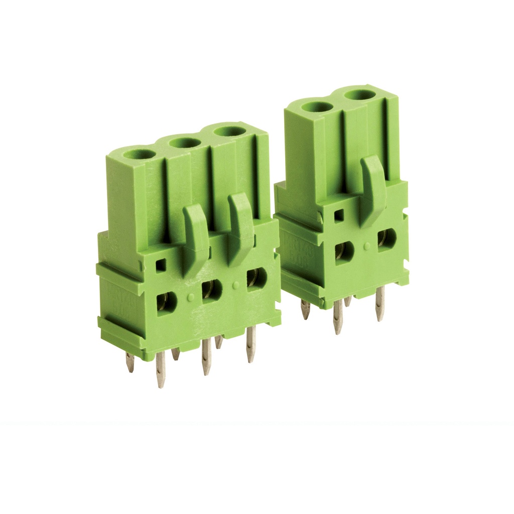 2 Position PCB Pluggable Terminal Block Socket Header, Vertical ...