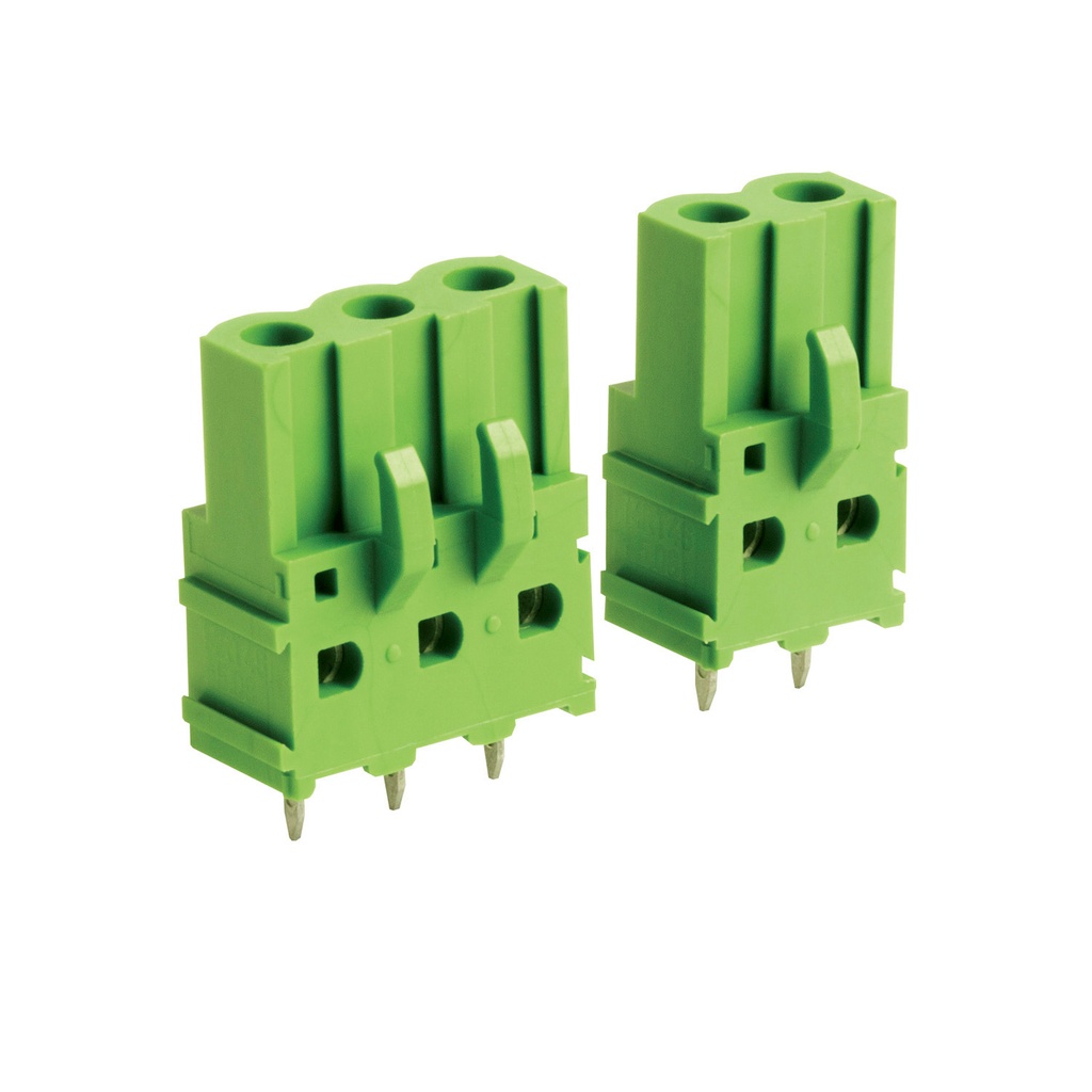 3 Position PCB Pluggable Terminal Block Socket Header, Ve ...