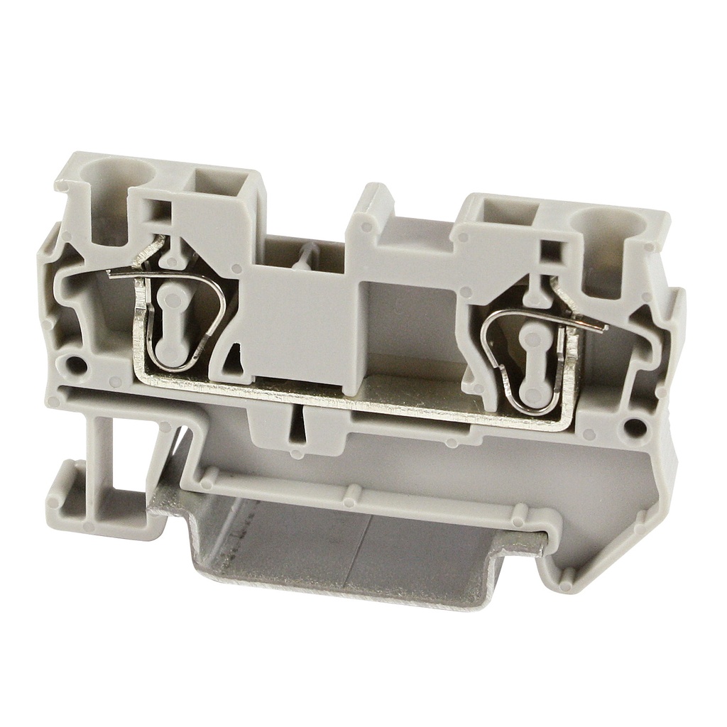 Spring Terminal Block, Screwless DIN Rail Terminal Block, 6.2mm, 2-Wire ...