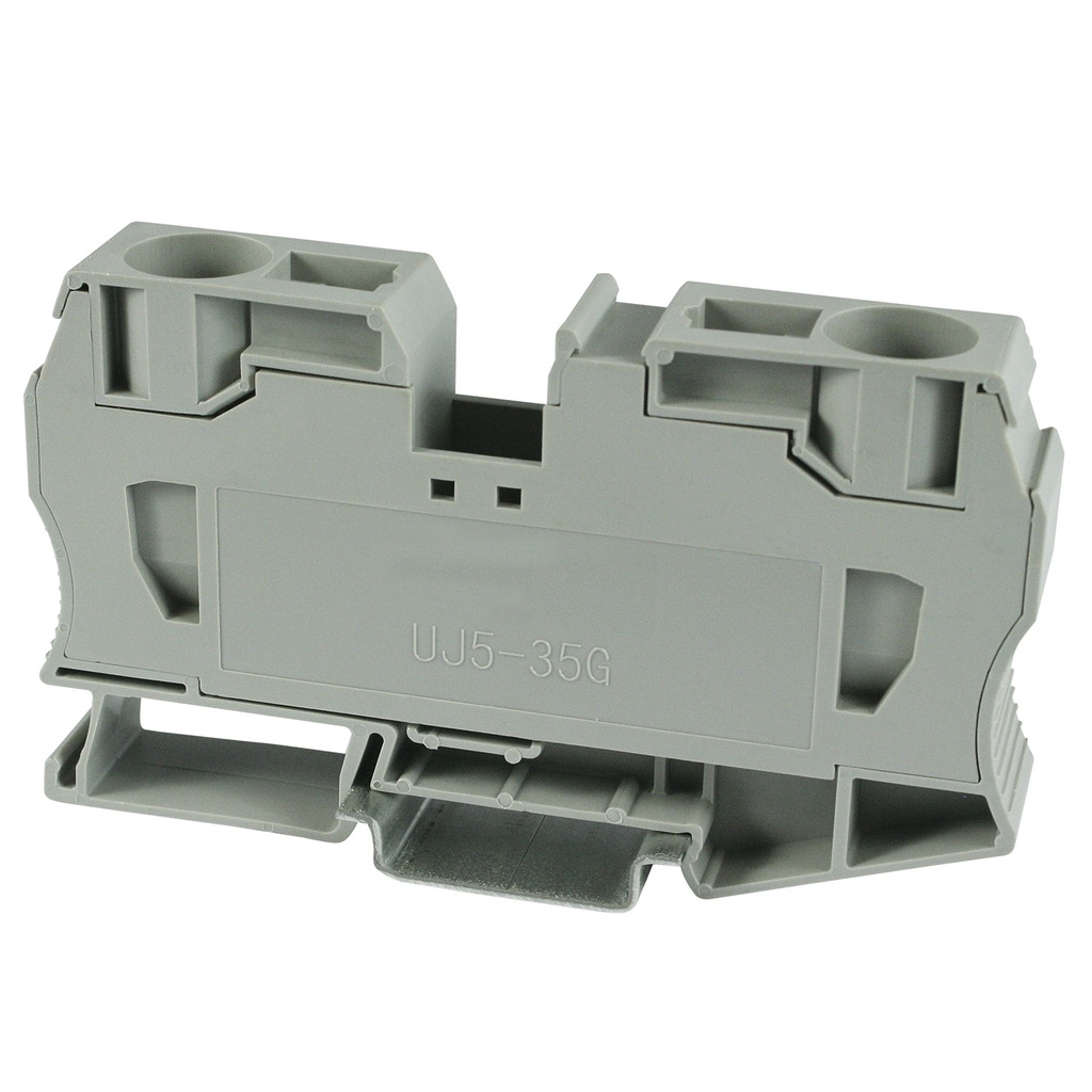 Spring Terminal Block, Screwless DIN Rail Terminal Block, 14.2mm, 2 ...