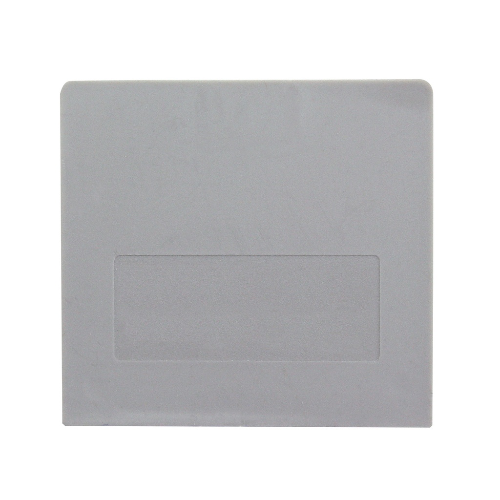 DIN Rail Mounted Terminal Block End Cover, used with mini ...