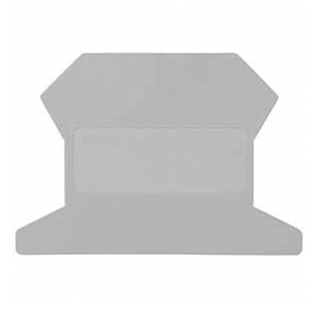 DIN Rail Mounted Terminal Block End Cover, used with term ...