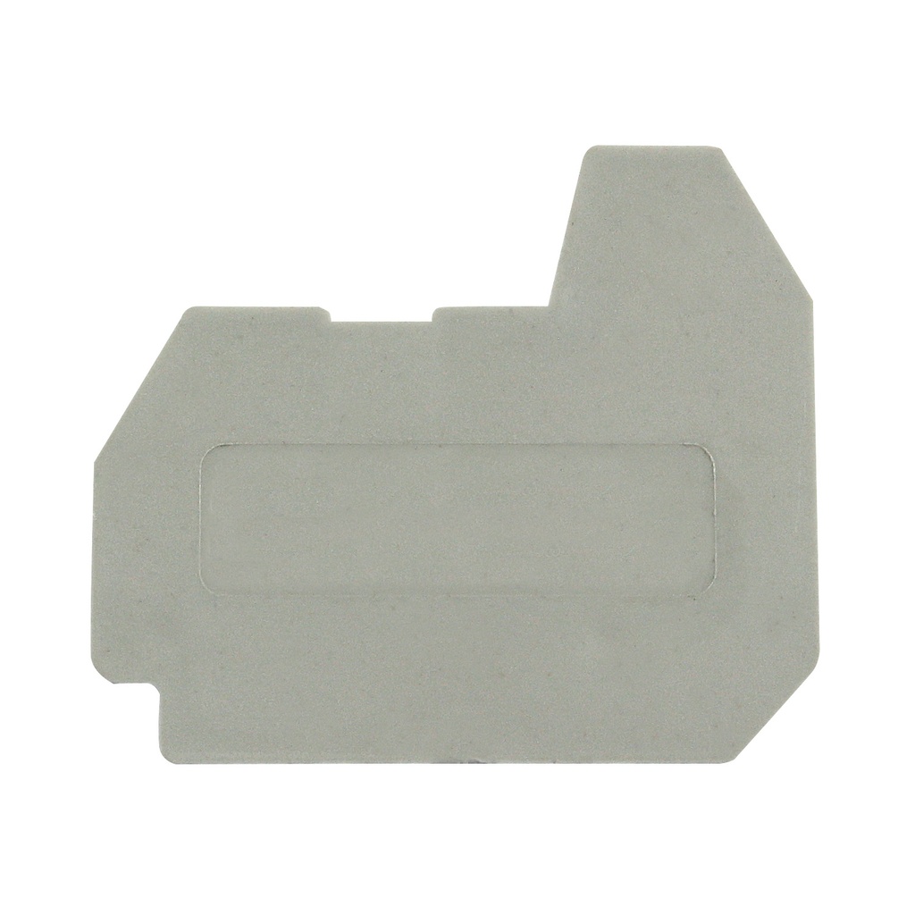 DIN Rail Mounted Terminal Block End Cover, used with micro miniature 3 ...