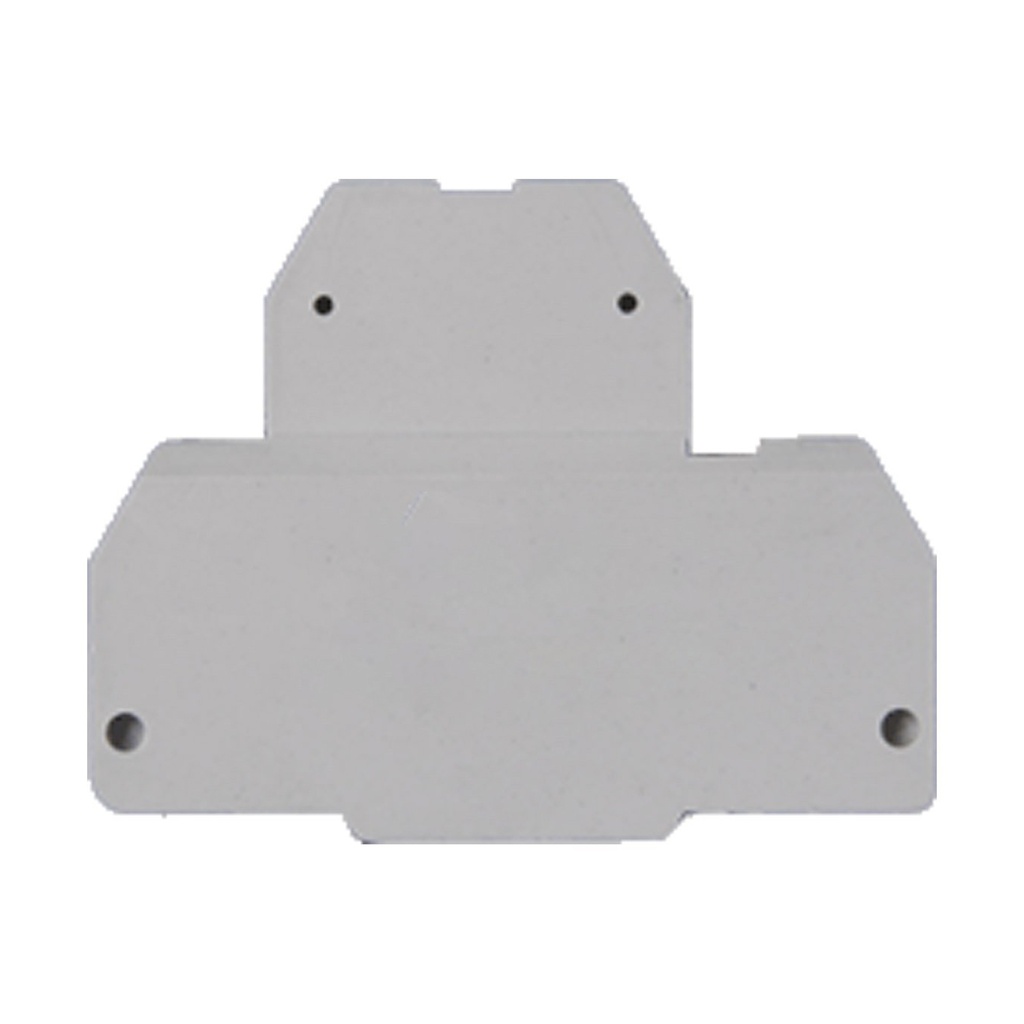 DIN Rail Mounted Terminal Block End Cover, used with micr ...