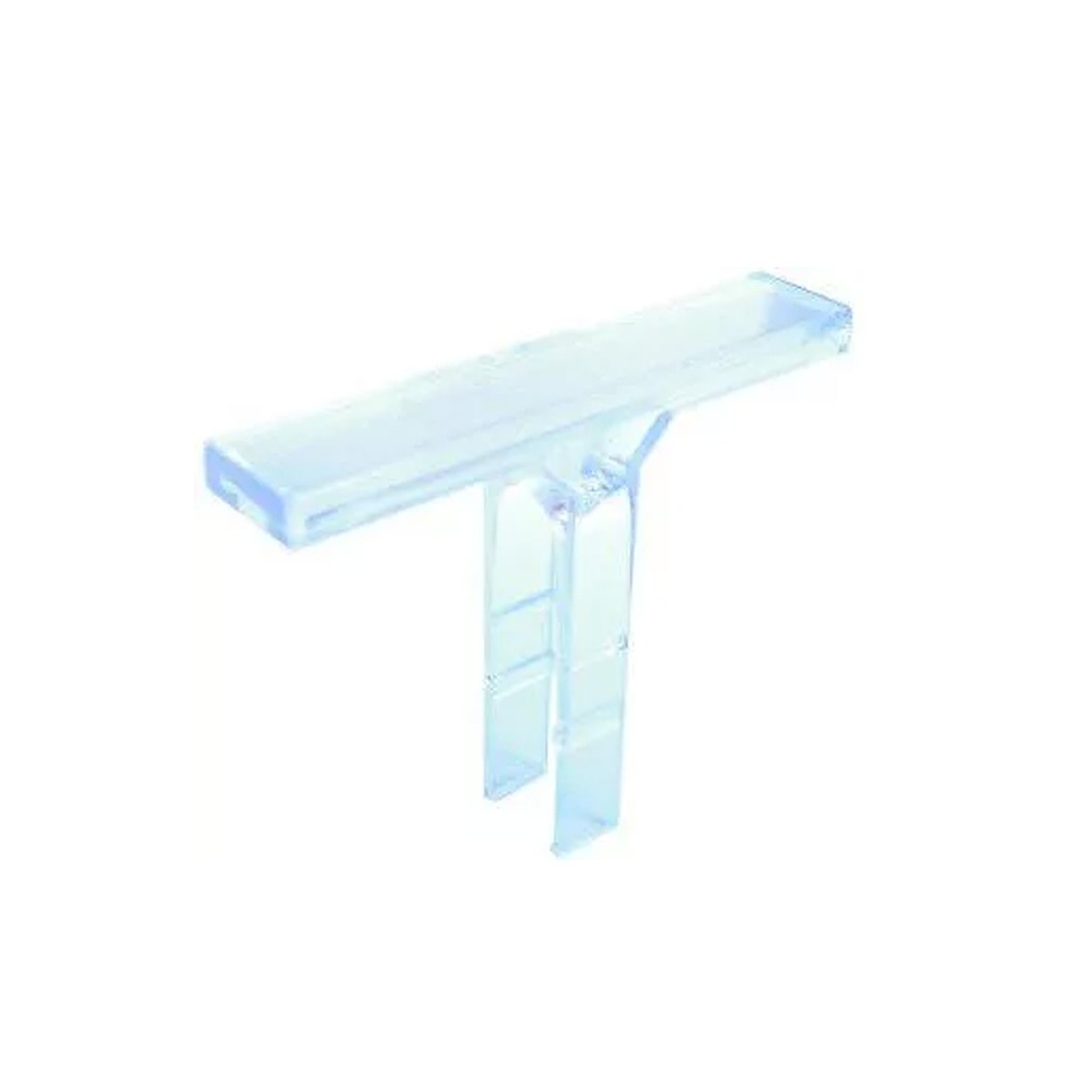 DIN Rail Assembly Label Holder, Mounts To DIN Rail End Clamp | SourceASI