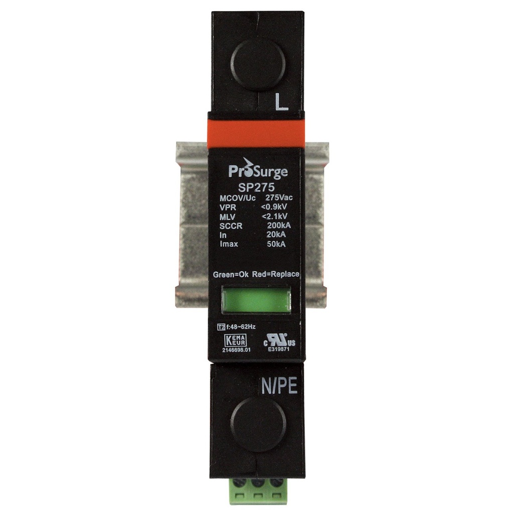 275 V AC Surge Protector Module with Indication | SourceASI