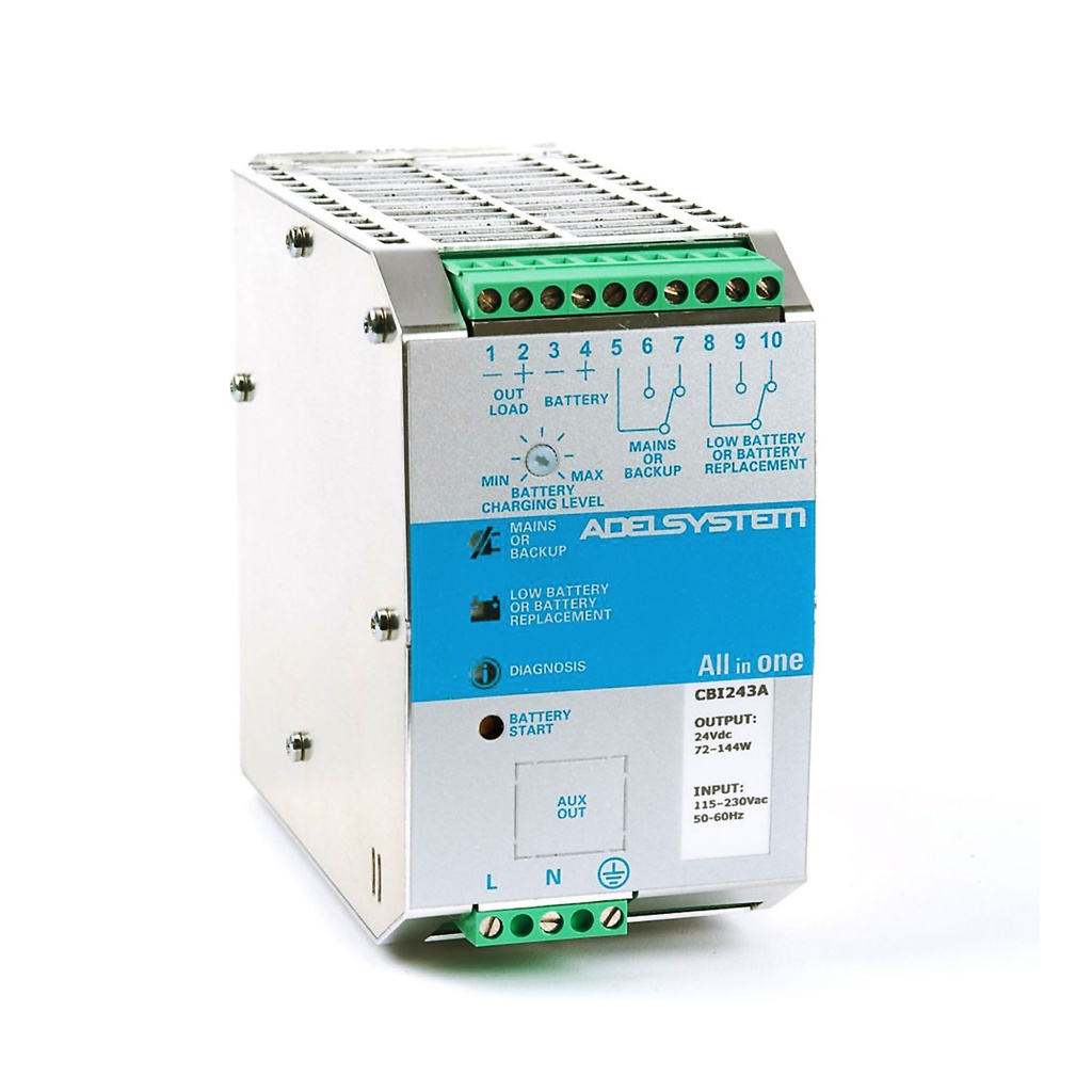 24V, 3Amp, DC UPS System, Power Supply, Battery Charger, Backup Module ...