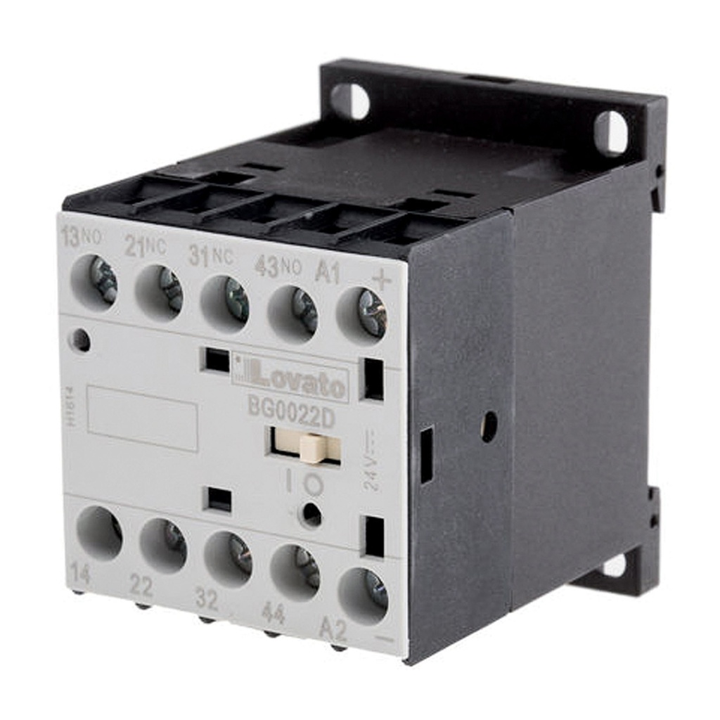 2 NO 2 NC IEC Type Control Relay, 10A, 24Vdc DIN Rail an... | SourceASI.com