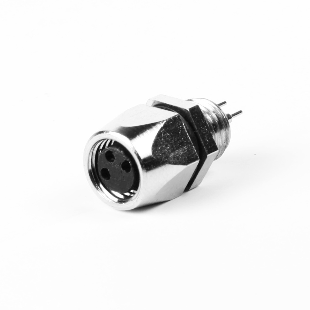 M8 Front Assembly Female, 4-Pole PCB Mount | SourceASI.com