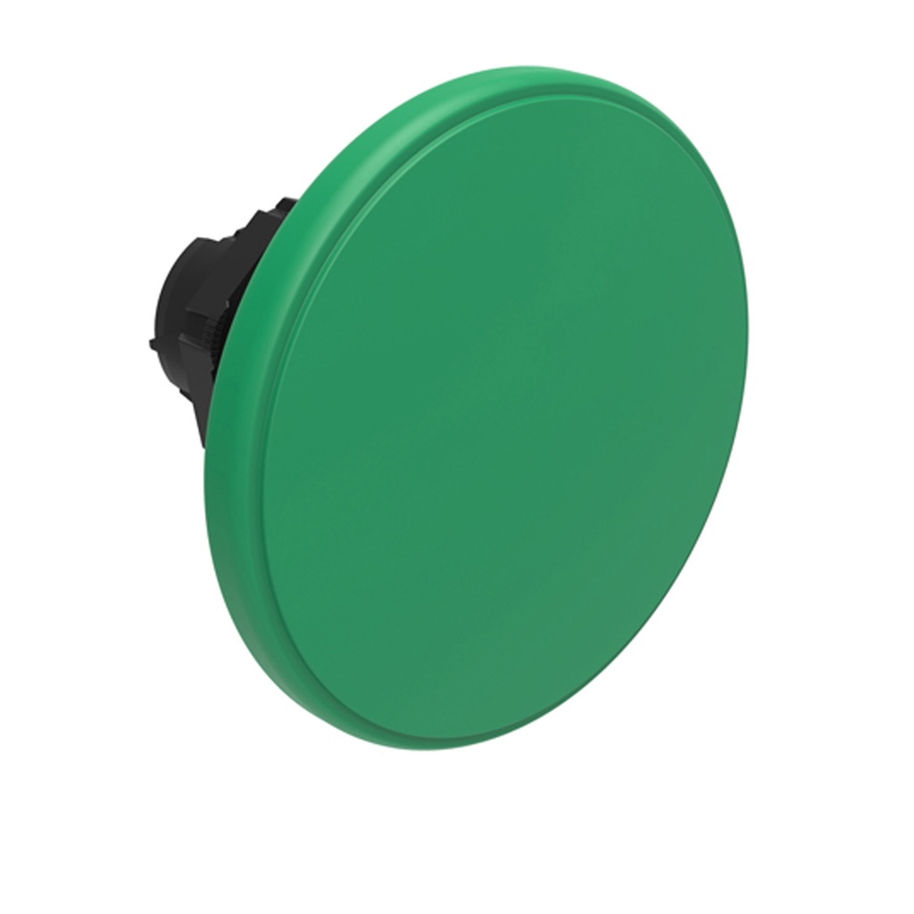Green Mushroom Head Push Button, Momentary, 60mm Head, 22mm Base ...