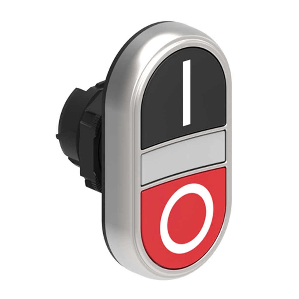 Illuminated ON OFF Switch-Momentary-I/O-Symbols-22mm-Flush-Black-Red ...