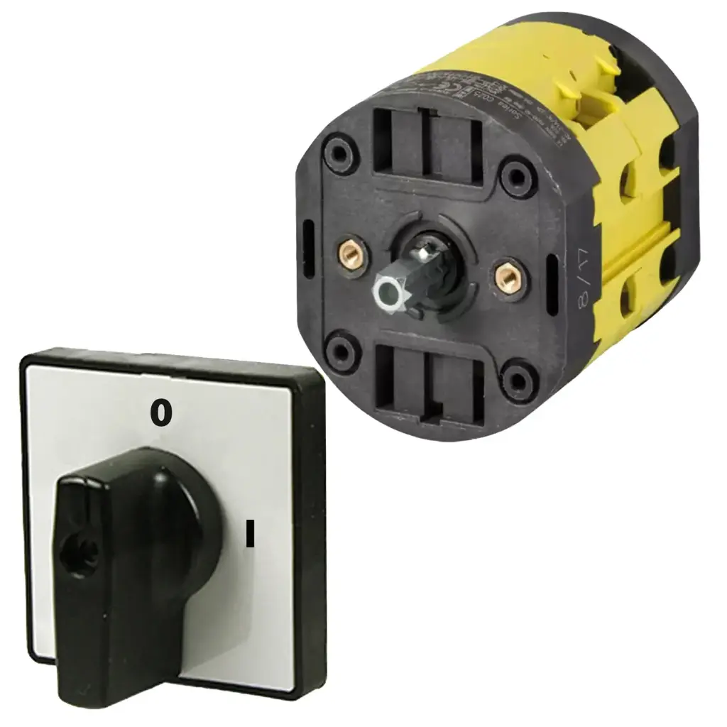 40 Amp Rotary Cam Switch | 3-Pole 600V AC | 2-Position ON/OFF Load ...