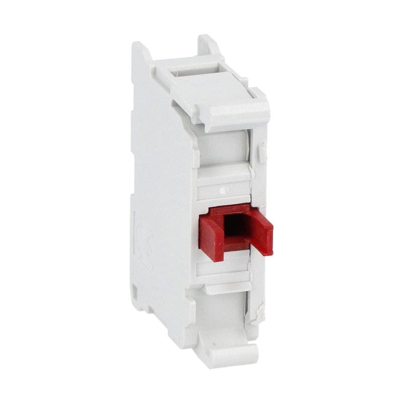 Contact Block Normally Closed NC 22mm Screw Termination DIN Rail Mount ...